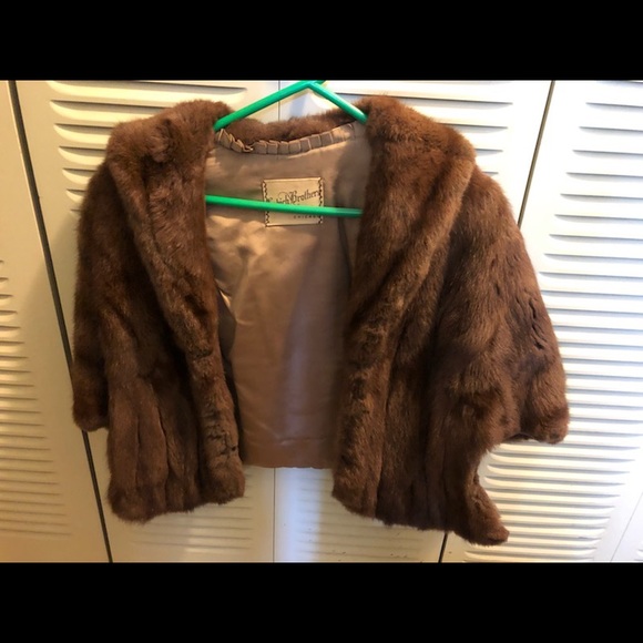 Labich Brothers | Jackets & Coats | Vintage Mink Shawl | Poshmark
